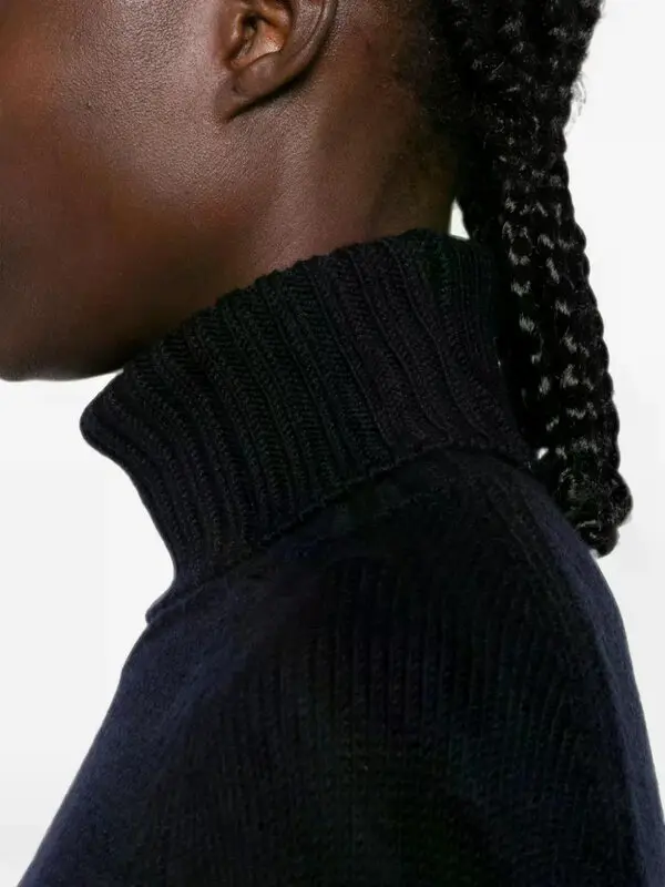 BASE MILANO Roll-neck Raglan-sleeve Sweater