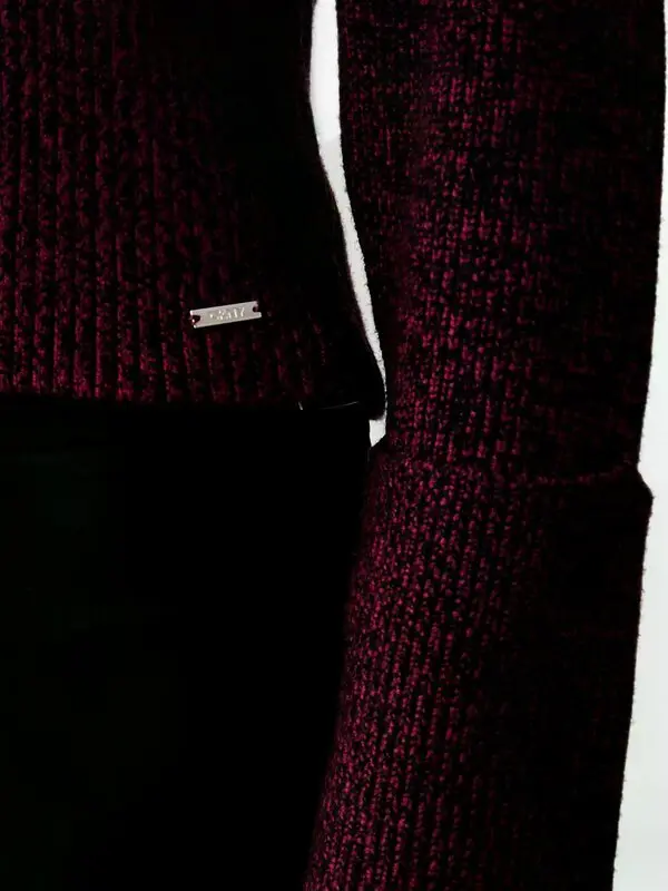 Dkny Ribbed-knit Raglan-sleeve Sweater