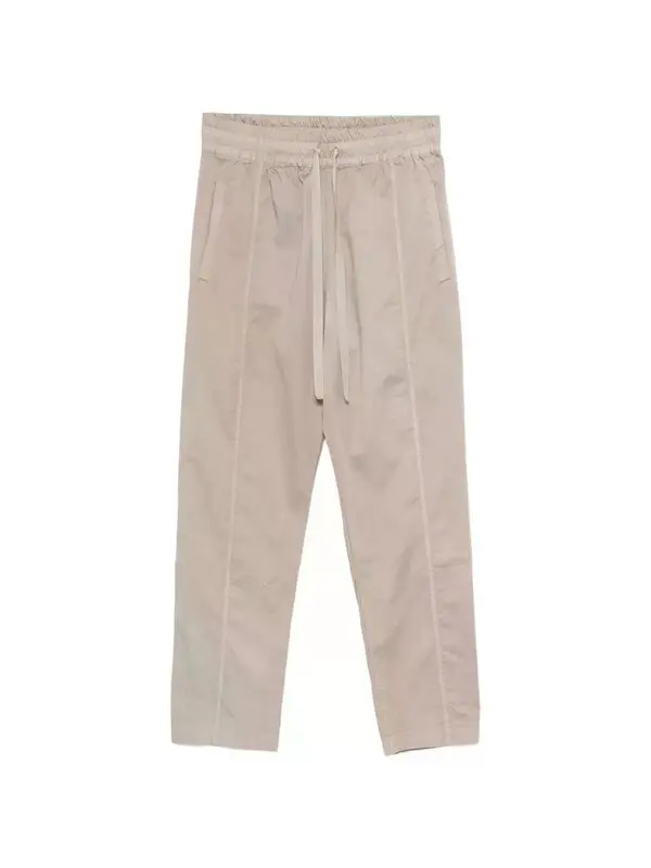 Kristensen Du Nord Drawstring-waist Panelled Trousers - Neutrals