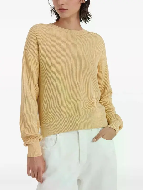 Brunello Cucinelli Ribbed Cotton Sweatshirt