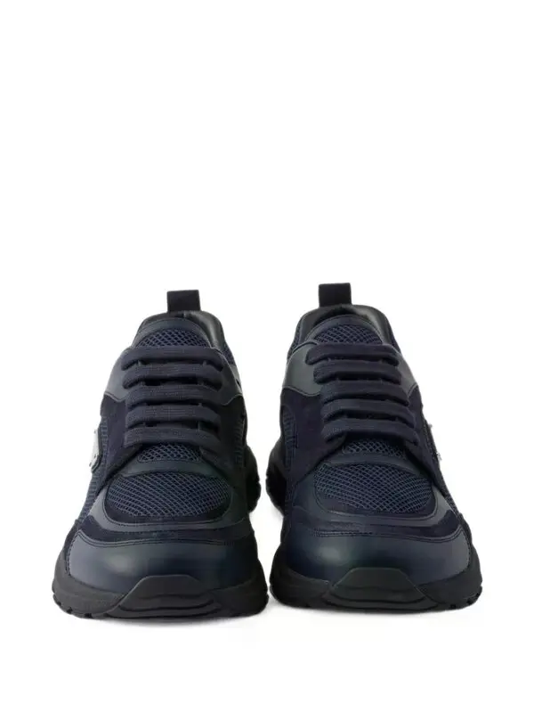 Prada Prax Leather And Fabric Sneakers