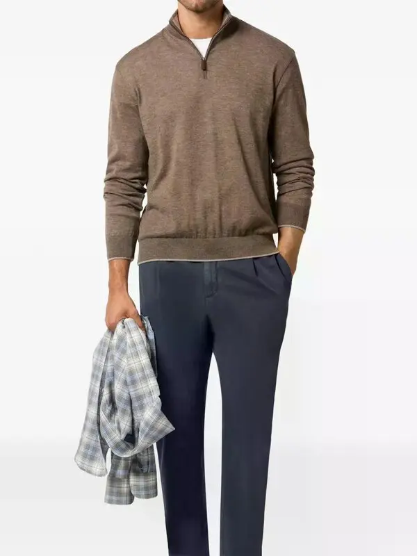 Paul & Shark X-soft Garment-dyed Trousers - Blue
