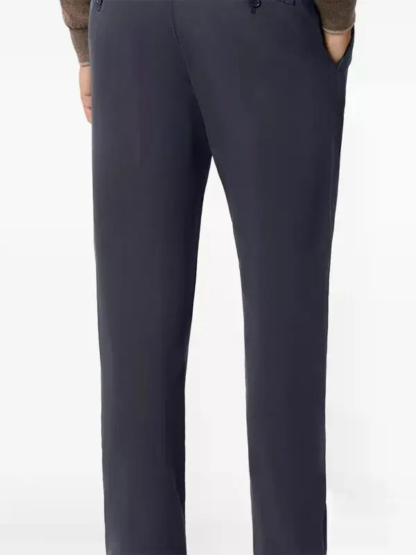 Paul & Shark X-soft Garment-dyed Trousers - Blue