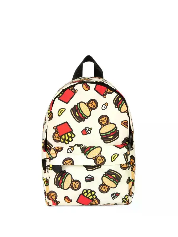 A BATHING APE Baby Milo Graphic-print Backpack