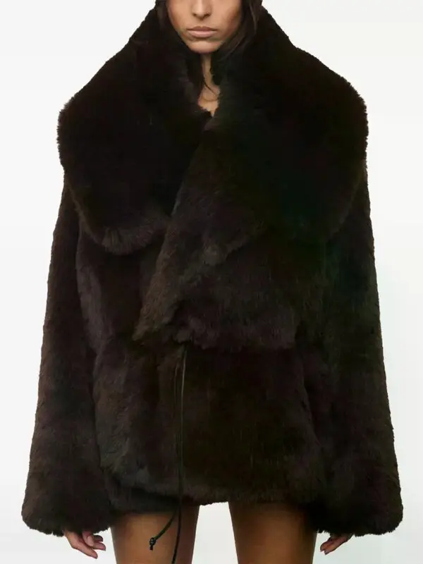 HALFBOY Oversized Faux-fur Jacket