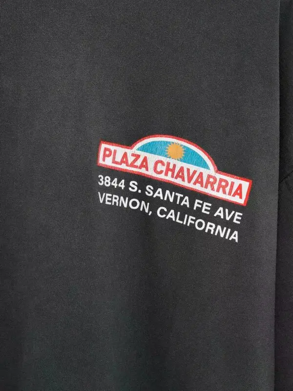 WILLY CHAVARRIA Plaza Chavarria Easy Graphic-print Distressed T-shirt