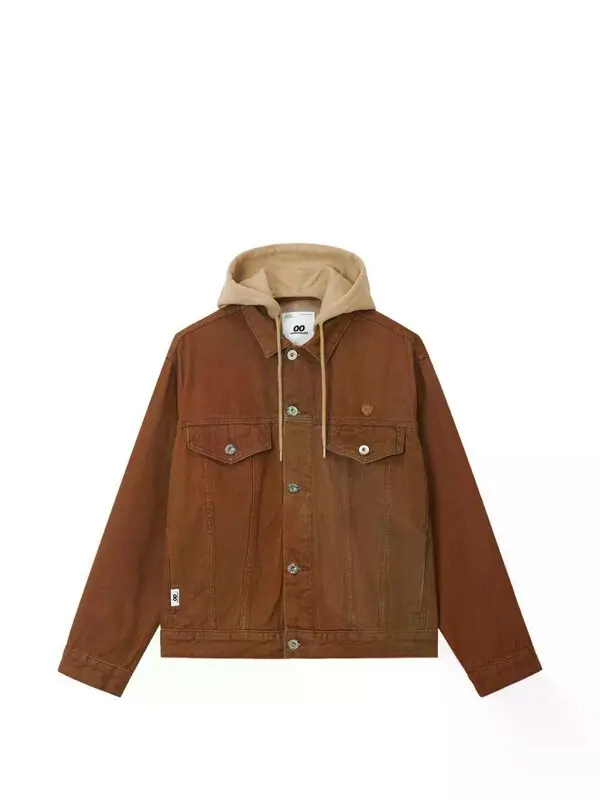 CHOCOOLATE Hooded Denim Jacket
