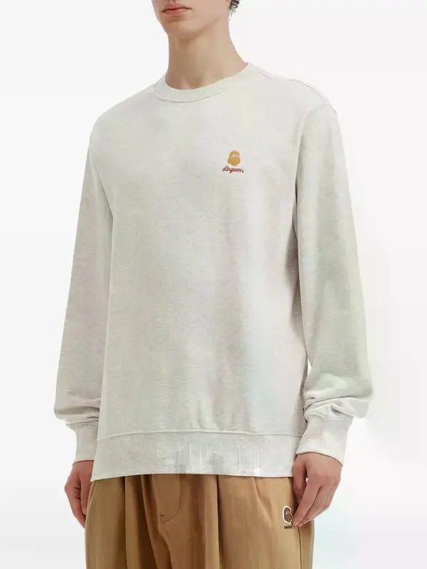 FINGERCROXX Logo-embroidered Patch-detail Sweater