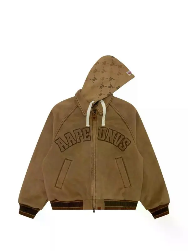 AAPE BY *A BATHING APE Logo-appliqué Hooded Jacket