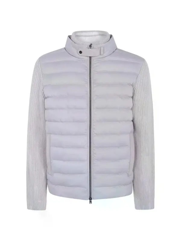 Herno Padded Ribbed-knit Jacket