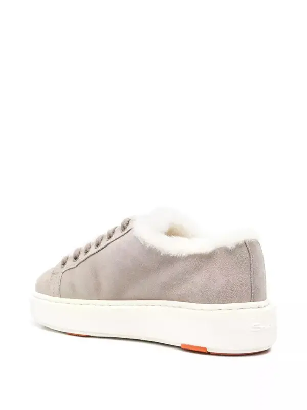 Santoni Round Toe Sneakers