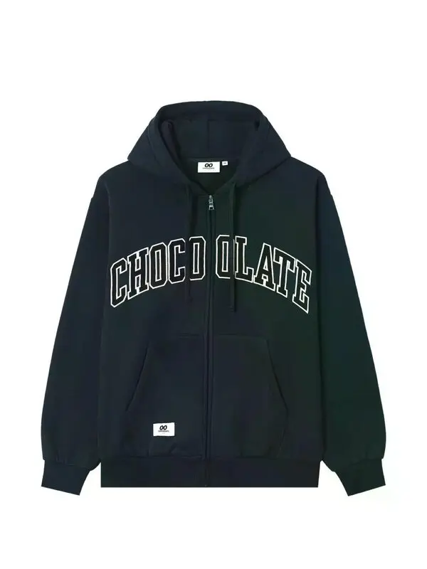 CHOCOOLATE Logo-print Zip-up Hoodie
