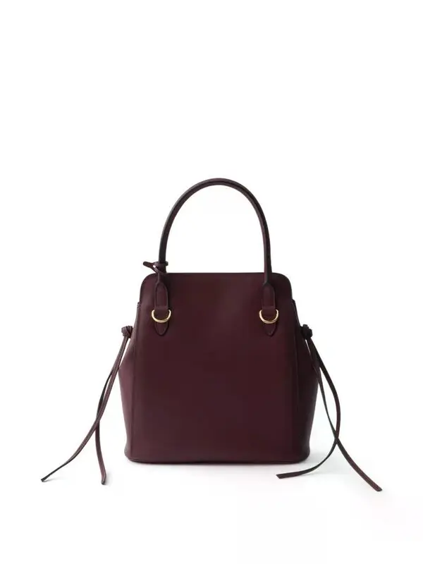 Prada Carry Leather Mini Handbag - Red
