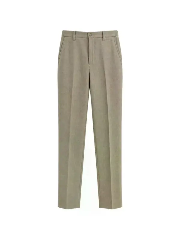 Seventy Elasticated-waistband Pressed-crease Trousers