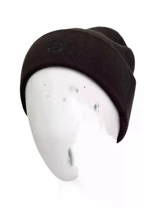 Fred Perry Embroidered-logo Beanie Hat