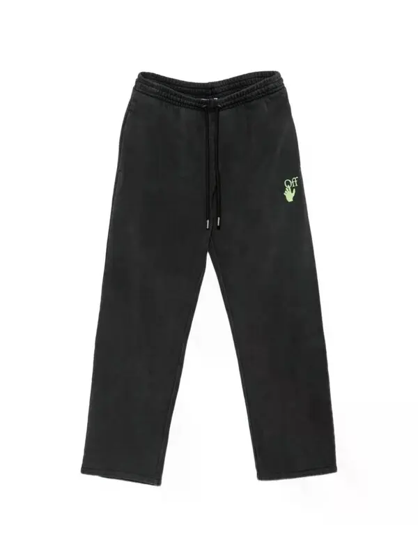 Off-White Arrow-print Track Pants - Black
