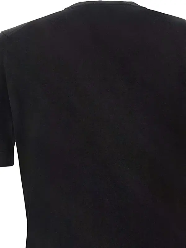 FILIPPO DE LAURENTIIS Cotton-cashmere Knit T-shirt