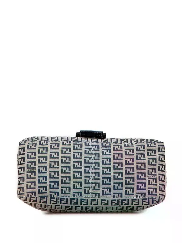 Fendi 2000-2010 Zucchino Canvas Mamma Forever Shoulder Bag
