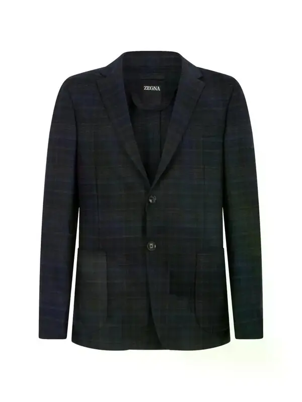 Zegna Check-pattern Blazer