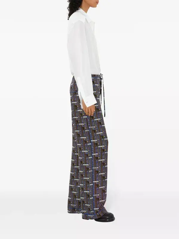Burberry Bus Silk Trousers