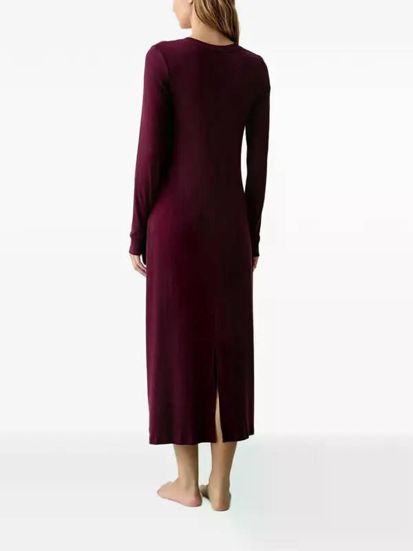 Dkny Ribbed Logo-patch Nightdress