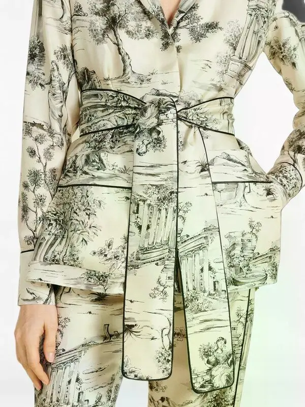 DMN PARIS Ava Toile De Jouy Blouse