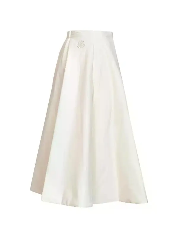 Moncler Wrap Flared Midi Skirt