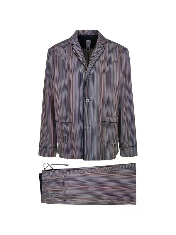 Paul Smith Artist Stripe Pyjamas - Neutrals