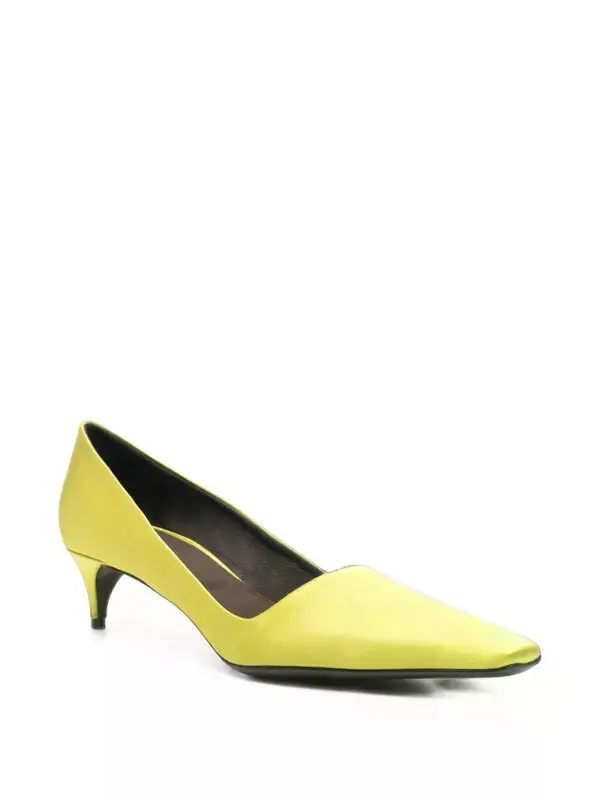 Bernadette Satin Heeled Pumps