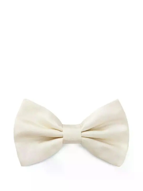 BOSS Satin Bow Tie - Neutrals