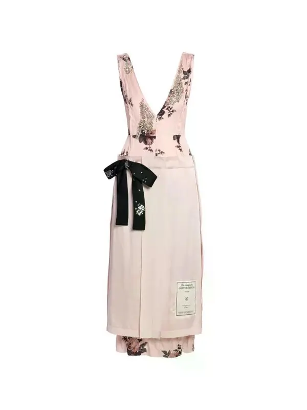 Erdem Embroidered Floral-print Dress