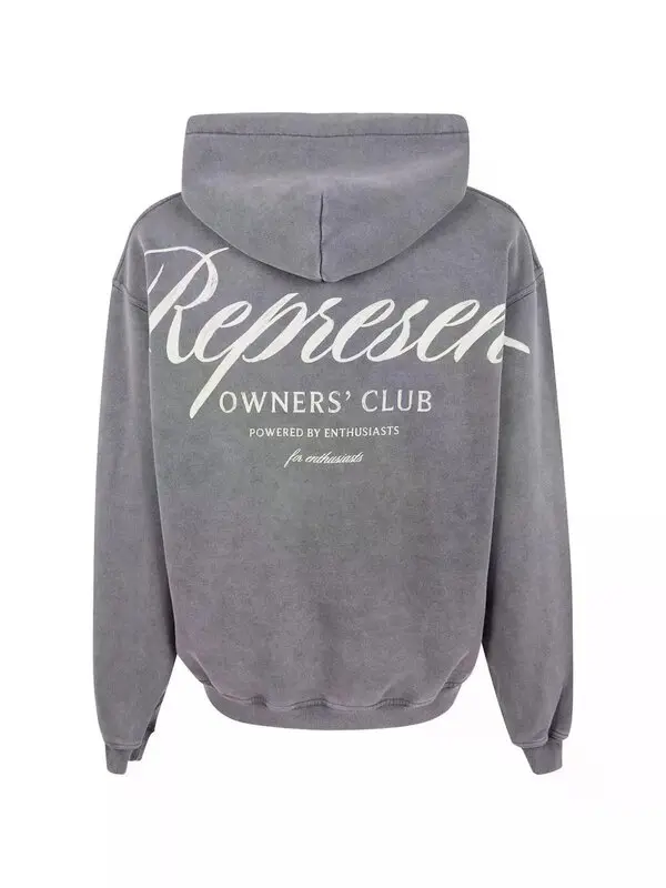 REPRESENT Owners Club Script Cotton Hoodie
