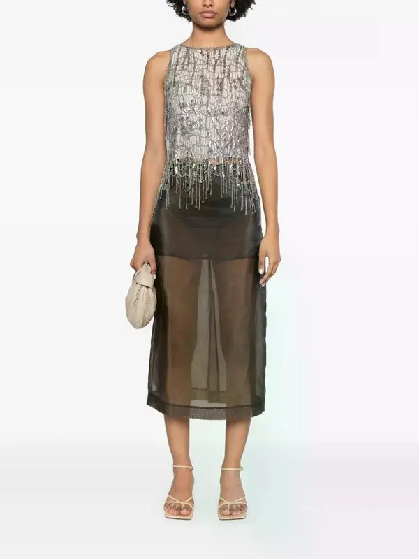 Brunello Cucinelli Monili-chain Detailed Top