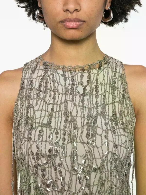 Brunello Cucinelli Monili-chain Detailed Top