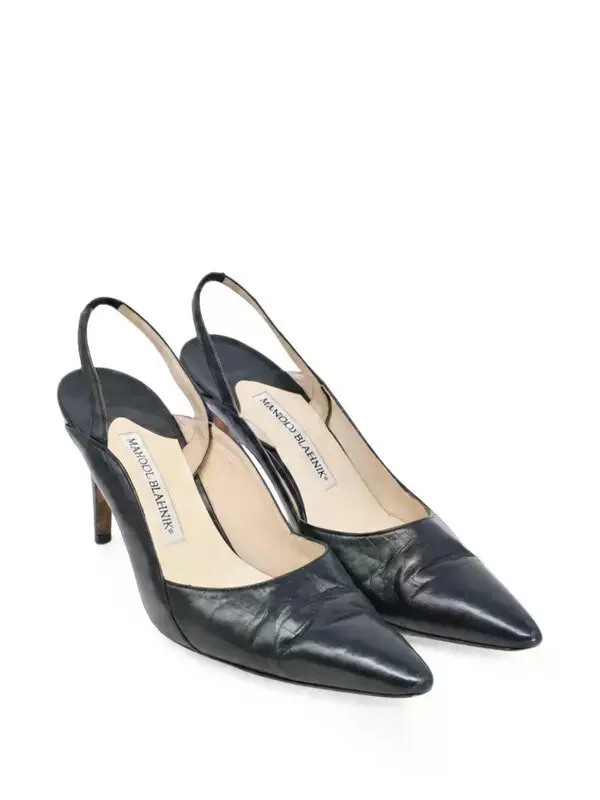 Manolo Blahnik Pointed-toe Slingback Pumps