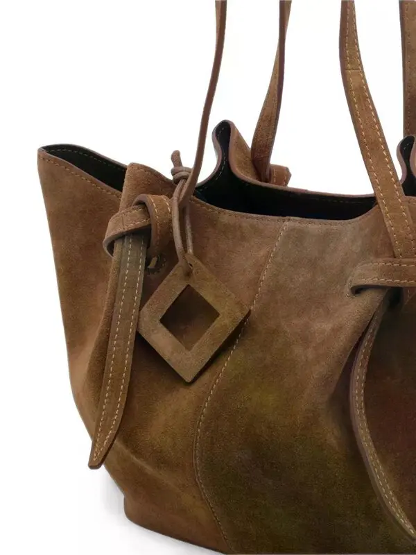 D.a.t.e. Nina Knot-detail Suede Tote Bag