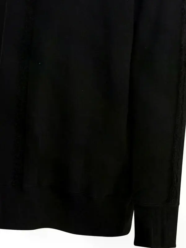Comme Des Garçons Raw-edge Long-sleeve Cotton Sweatshirt