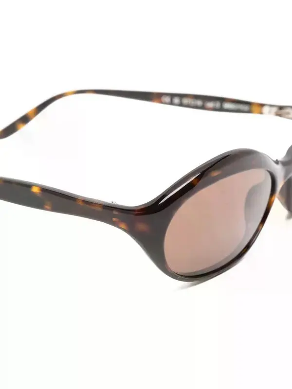 Magda Butrym Tortoiseshell-effect Round-frame Sunglasses
