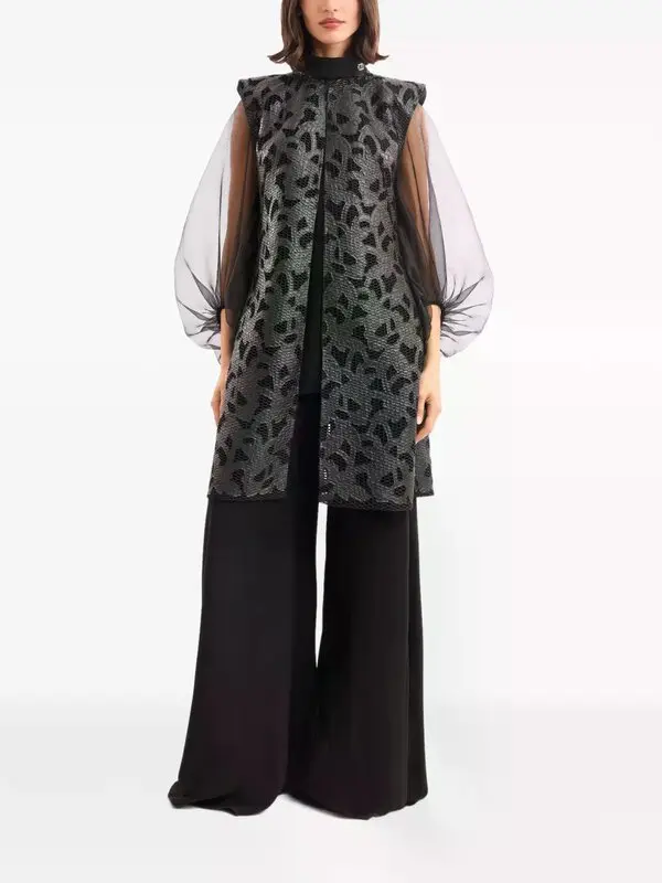 GEMY MAALOUF Sequin-embellished Padded Coat