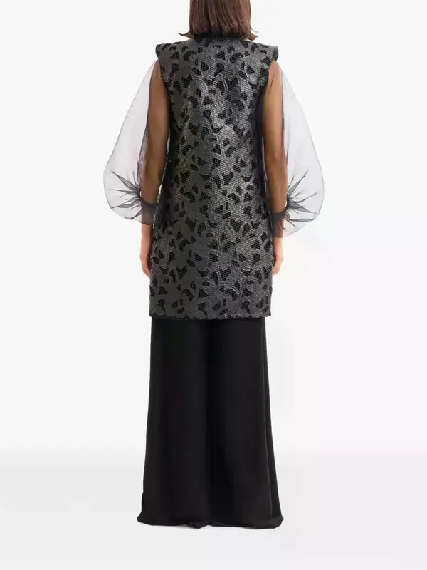 GEMY MAALOUF Sequin-embellished Padded Coat