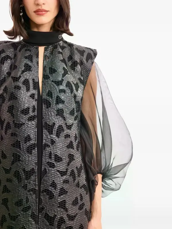 GEMY MAALOUF Sequin-embellished Padded Coat