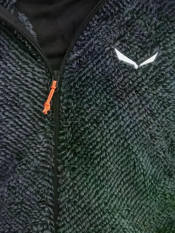 SALEWA Fleece-textured Hooded Jacket