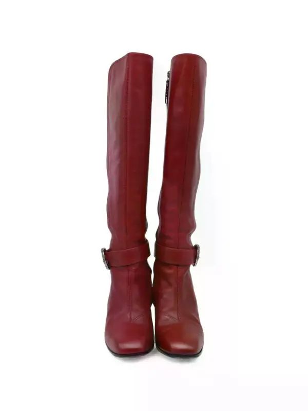 Gucci Dionysus Buckled Knee-high Boots