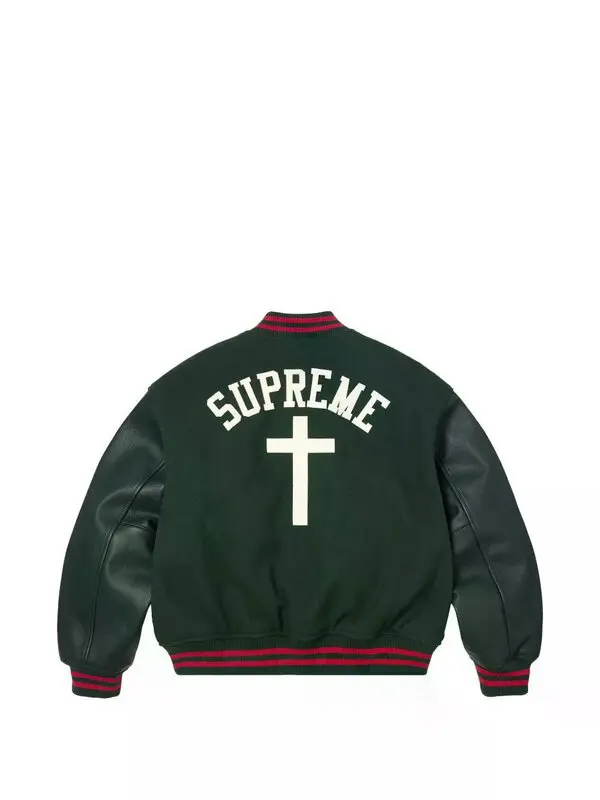 Supreme Cross Varsity Jacket