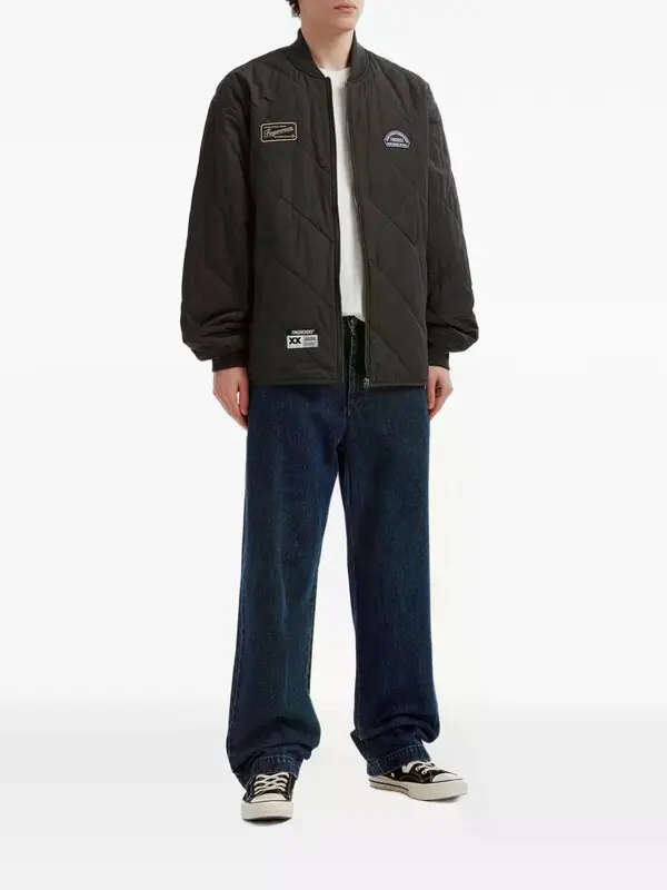FINGERCROXX Quilted Logo-patch Jacket