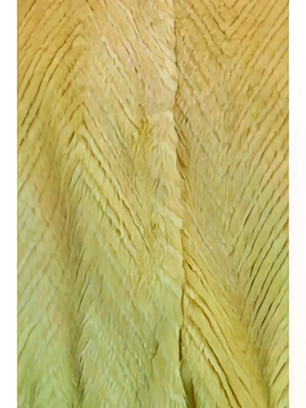 FORTE_FORTE Chevron Faux Fur Jacket