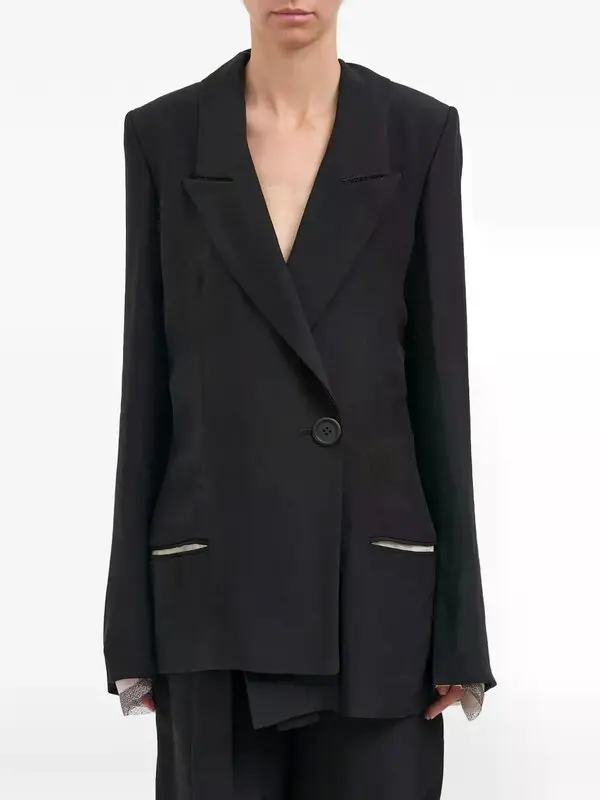 ALESSANDRA MARCHI Asymmetric Rear-slit Jacket