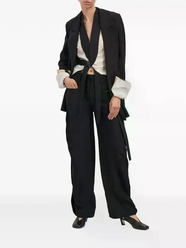 ALESSANDRA MARCHI Asymmetric Rear-slit Jacket