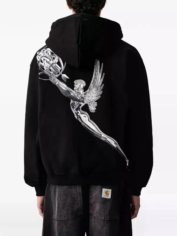 Filling Pieces Trophy Graphic-print Zip-up Hoodie