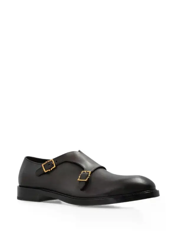 FERRAGAMO Double Monk Strap Shoes